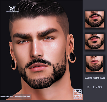 Second Life Marketplace - Monte Vecchio - Cairo Facial Hair
