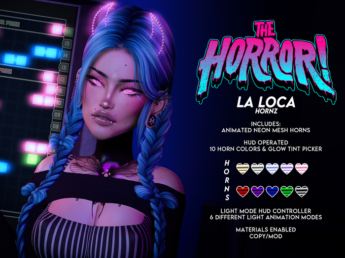 Second Life Marketplace - The Horror!~ La Loca Hornz