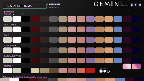 Second Life Marketplace - Gemini -Lina Platforms- DEMO