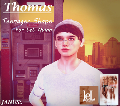 Second Life Marketplace - JANUS:. THOMAS TEEN shape (Lel Quinn)