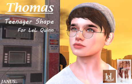 Second Life Marketplace - JANUS:. THOMAS TEEN shape (Lel Quinn)