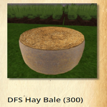 Second Life Marketplace - DFS Hay Bale (300)