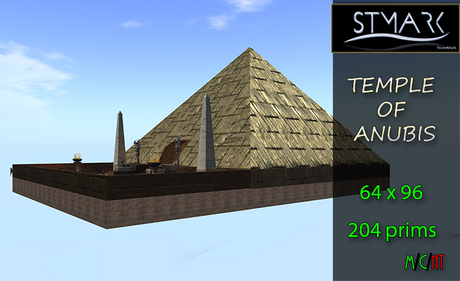Second Life Marketplace - TEMPLE OF ANUBIS ( 96 x 64 )