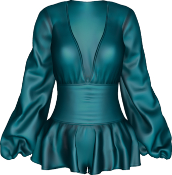 Second Life Marketplace - May24 - Lindsay Playsuit Mallard Green ...