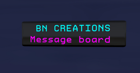 Second Life Marketplace - Scrolling Message board 2L-S V1.4