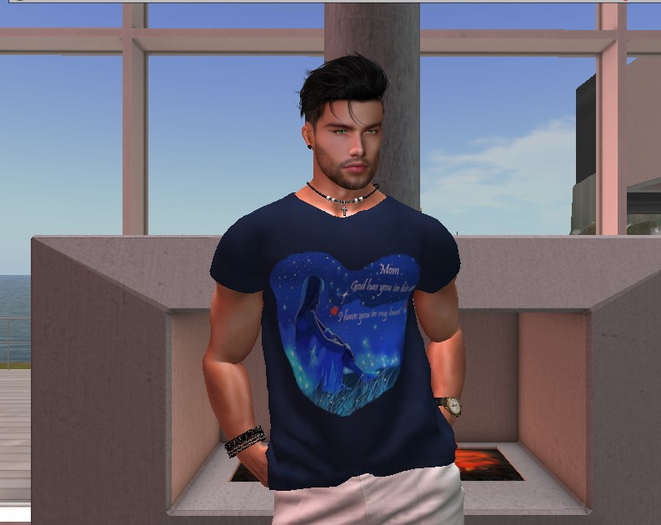 Second Life Marketplace - Agharti - Dear MOM I LOVE YOU FOREVER T-SHIRT ...