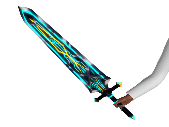 Second Life Marketplace - Cyber hard sword (Full perm)