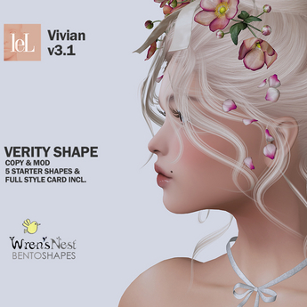 Second Life Marketplace - { wren's nest } Verity shape for LeLutka ...