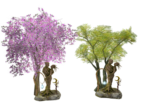 Second Life Marketplace - *uC* 85L Enchanted Lovers Garden Decor copy / mod