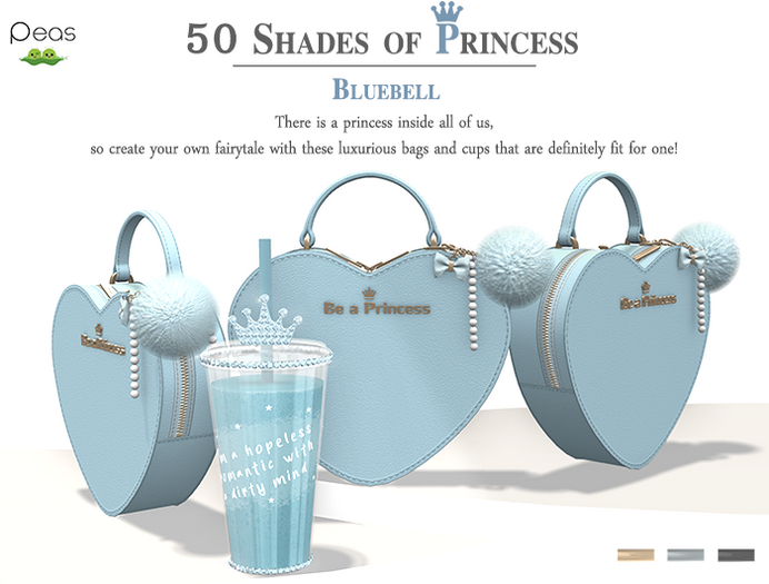 Second Life Marketplace - Peas.50 Shades of Princess Bluebell
