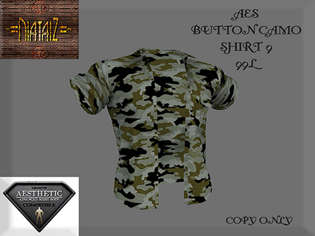 Second Life Marketplace - AES Unbutton CAMO 9