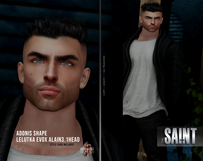 Second Life Marketplace - -THE SAINT- ADONIS Shape For Lelutka ALAIN ...