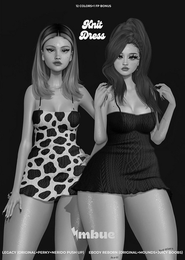 Second Life Marketplace Imbue Knit Dress Demo