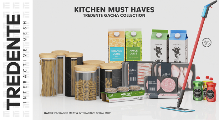Second Life Marketplace - Tredente // Kitchen Must Haves [FATPACK] (Packed)
