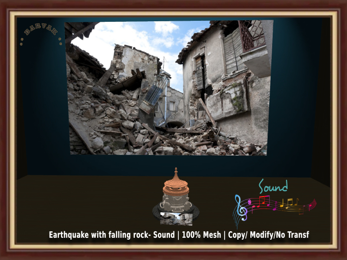 Second Life Marketplace - BARVAK - Earthquake with falling rock- Sound ...