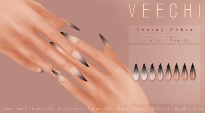 Second Life Marketplace - *Gift* Veechi - Smokey Ombre / Stiletto ...