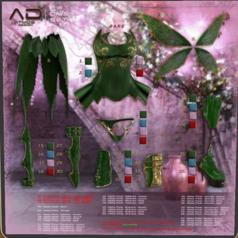 Second Life Marketplace - [AD] - DP DAISY PIXIE SET AZURE + RARE (10 ...