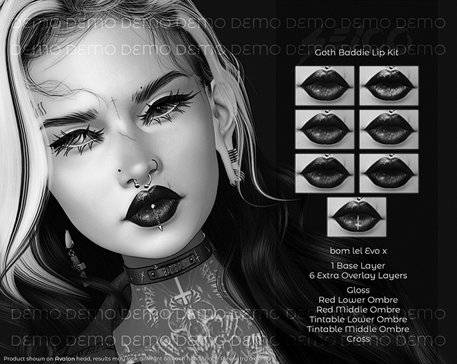 Second Life Marketplace - [seico] Goth Baddie BASE Demo