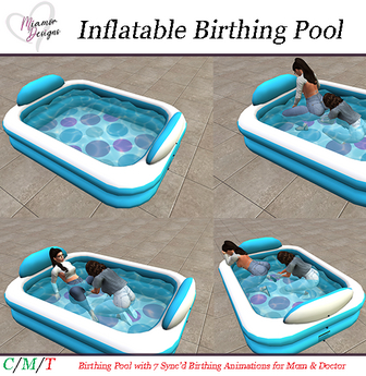 Second Life Marketplace - [MD] Inflatable Birthing Pool (Boxed)