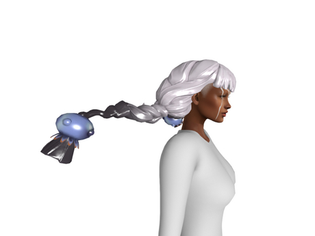Second Life Marketplace - White Hair with braids