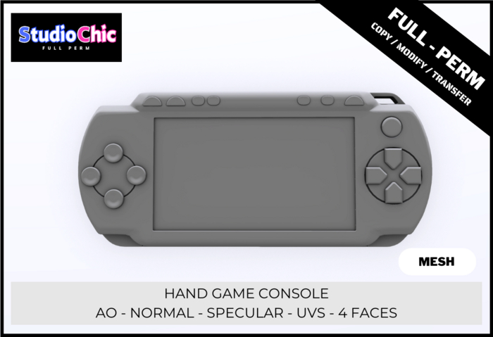 Second Life Marketplace - HAND GAME CONSOLE FULL PERM - PSP - HIGH ...