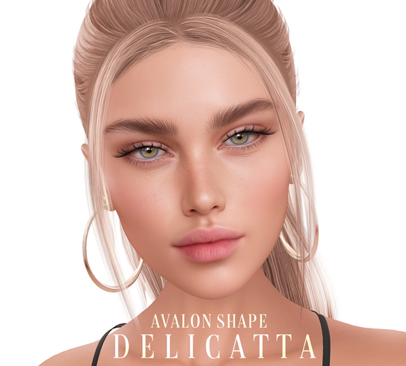 Second Life Marketplace - Delicatta - Luna Shape (Avalon+Legacy)