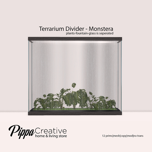 Second Life Marketplace - PC Terrarium I - Monstera