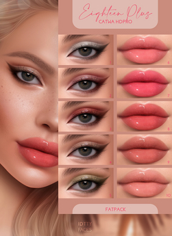 Second Life Marketplace - IDTTY FACES - CATWA EIGHTEEN PLUS COLLECTION