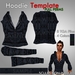 Second Life Marketplace - D2Store Viper: Hoodie Template number 01 (4 ...