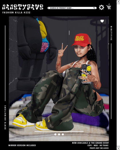 Second Life Marketplace - NinetyFive - Fashion Killa #232