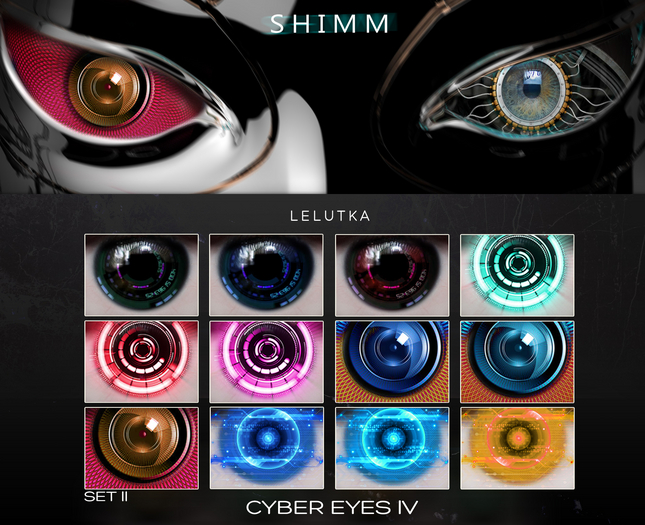Second Life Marketplace - S H I M M / Lelutka Eyes Applier ~ BOM ...