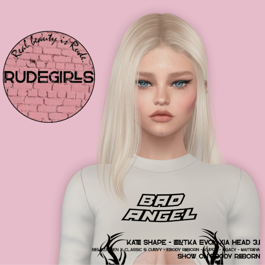 Second Life Marketplace - RudeGirls - Kate Shape for LeLUTKA XIA EVOX 3.1