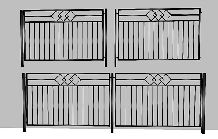 Second Life Marketplace - THREE DIAMONDS RAILINGS MESH 100% FULL PERM