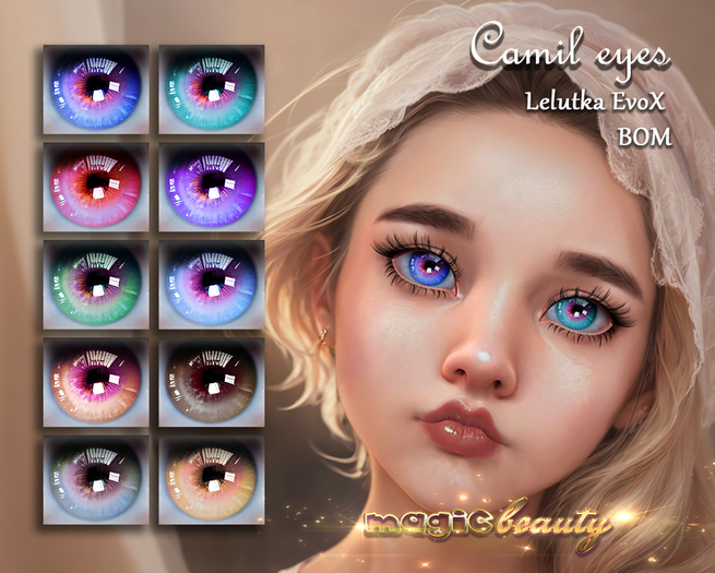 Second Life Marketplace - [Magic Beauty] Camil eyes (LeLutkaEVOX & BOM)