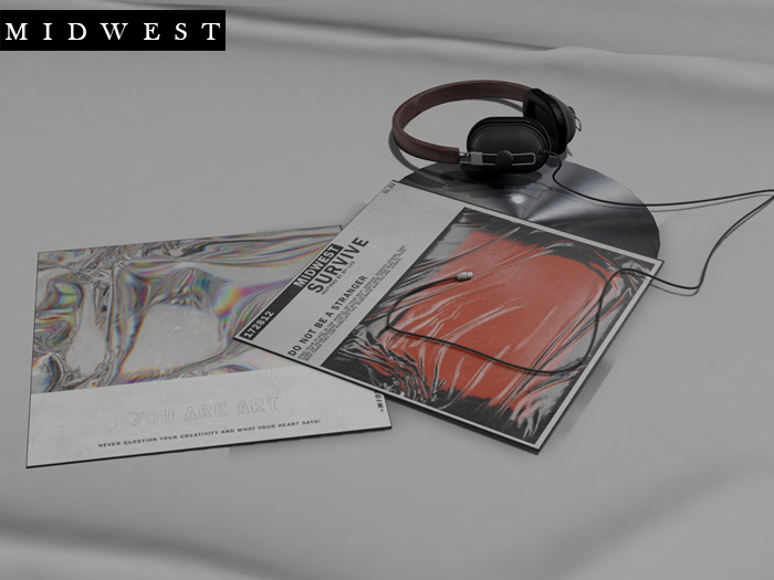 Second Life Marketplace - Midwest - 90's - Vinyl + Headphone