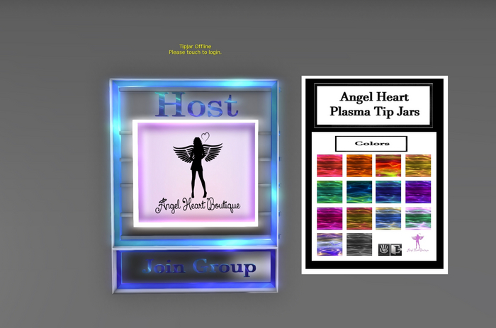 Second Life Marketplace - AH ~ Host Plasma Tip Jar *2023 **NEW!
