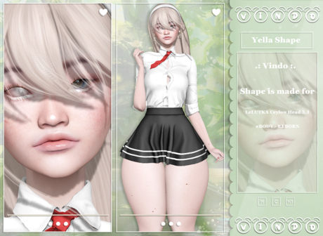 Second Life Marketplace - .: Vindo Yella Shape