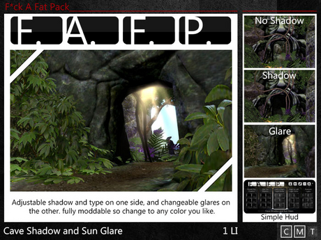 Second Life Marketplace - F.A.F.P. Cave Shadow and Sun Glare