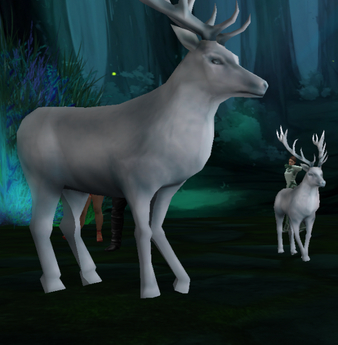 Second Life Marketplace - FP ice Stag Fantasy animal mesh avatar 2 pack