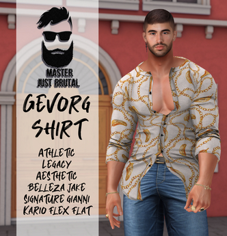 Second Life Marketplace - MJB Gevorg Shirt - Fatpack