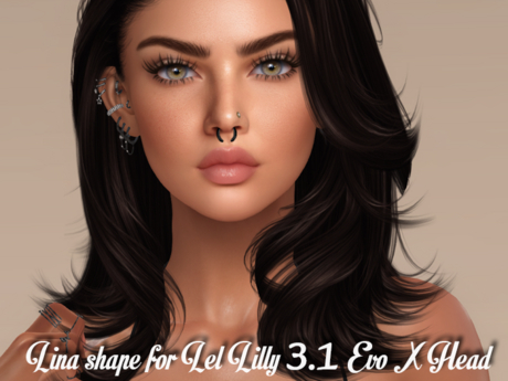 Second Life Marketplace - Lina Shape Lel Evo X Lilly 3.1 Head ...