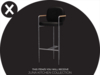 Second Life Marketplace - BLACK NEST / Juna Kitchen Stool (ADULT)