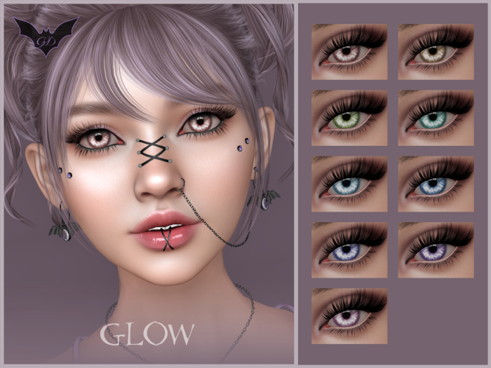 Second Life Marketplace - !GD Glow Eyes - BOM + LeLUTKA EVO/EVO X