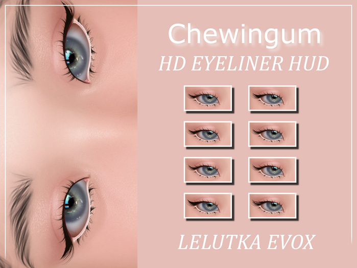 Second Life Marketplace - Chewingum HD EYELINER LELUTKA EVOX BOX