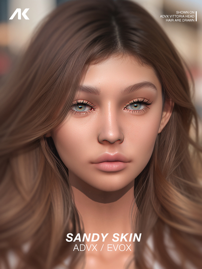 Second Life Marketplace - [AK Skin] - Sandy skin