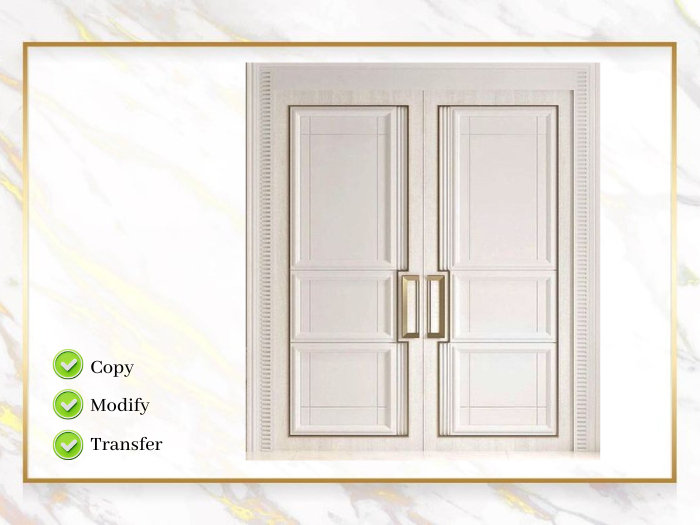 Second Life Marketplace - White double door texture. txt.