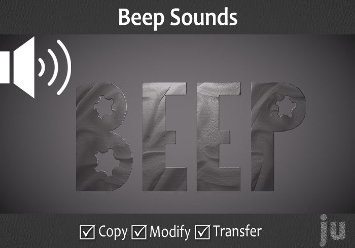 Second Life Marketplace - + 40 Sounds Beep Full Perm