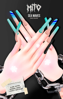 Second Life Marketplace - [MITO] Sea Waves Nails