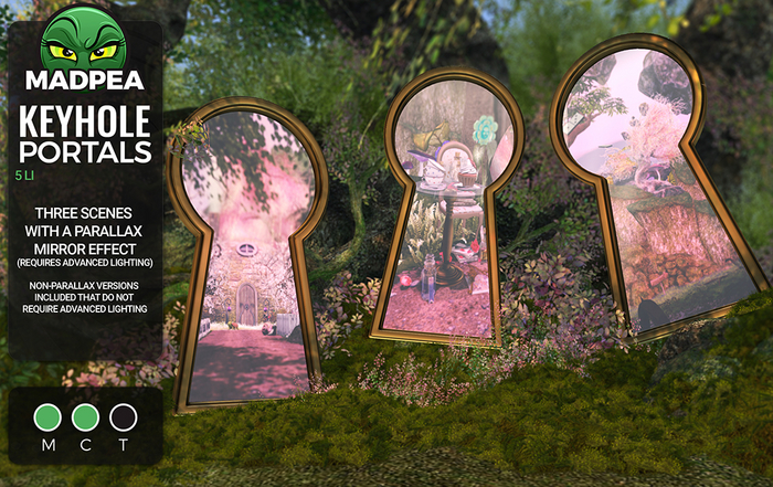 Second Life Marketplace - MadPea Keyhole Portals