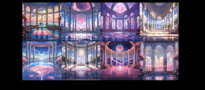 Second Life Marketplace - SATO - Sailor moon backdrop full perm textures